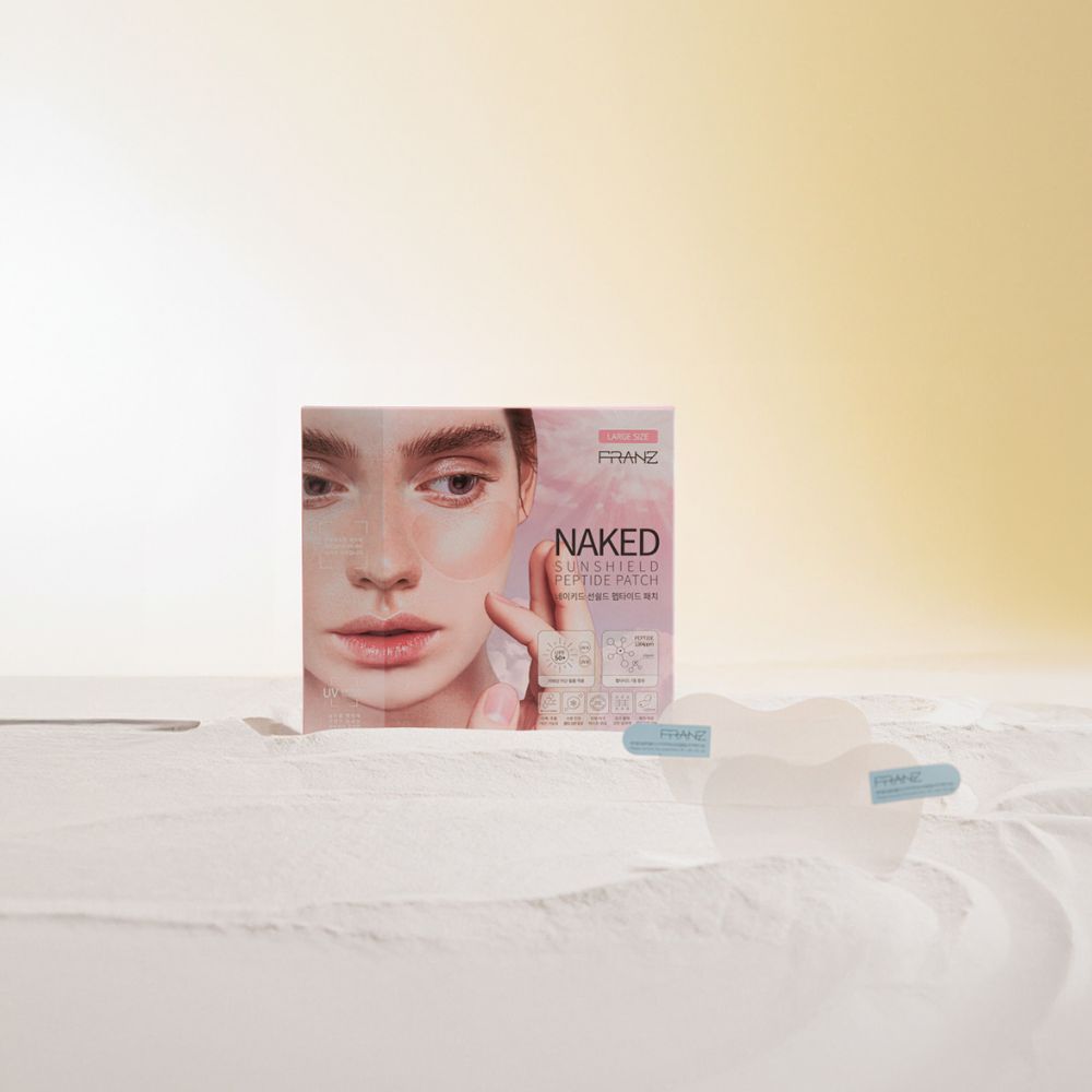 NAKED SunShield Peptide Patch | UV-A UV-B Sun Protection | Franz Skincare USA